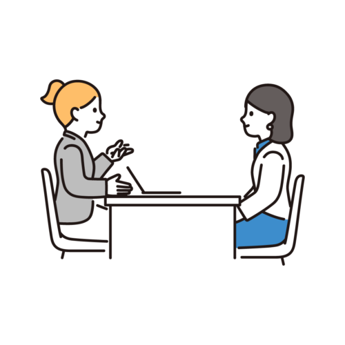 商談成立のイラスト|商用可・フリーイラスト素材|ソコスト